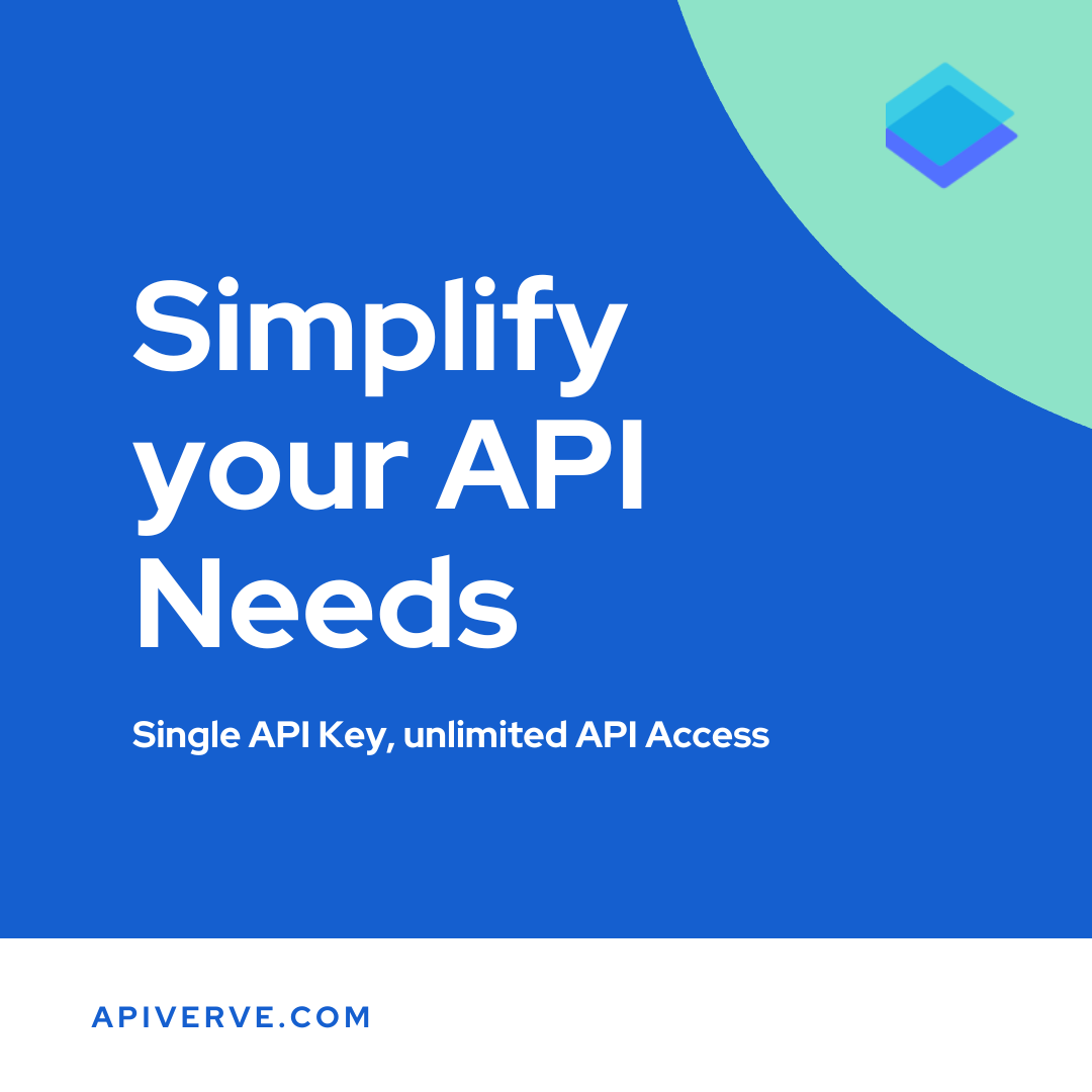 APIVerve - Fast, Scalable, and Reliable APIs